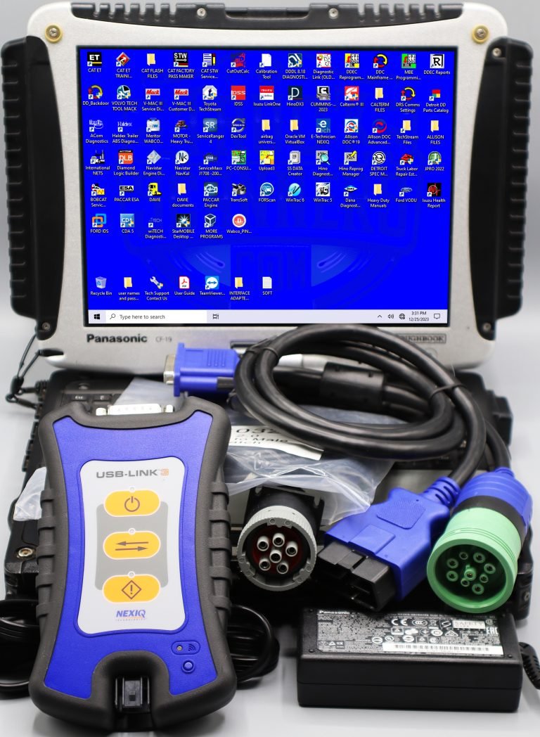 Diesel Scanner Diagnostic Tool Toughbook CF-19 Nexiq 3 Kit 2026 ...